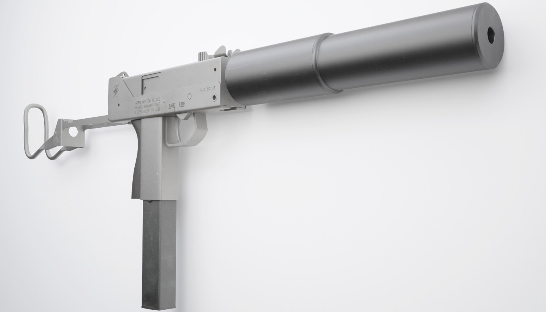 3d Ingram Submachine Gun