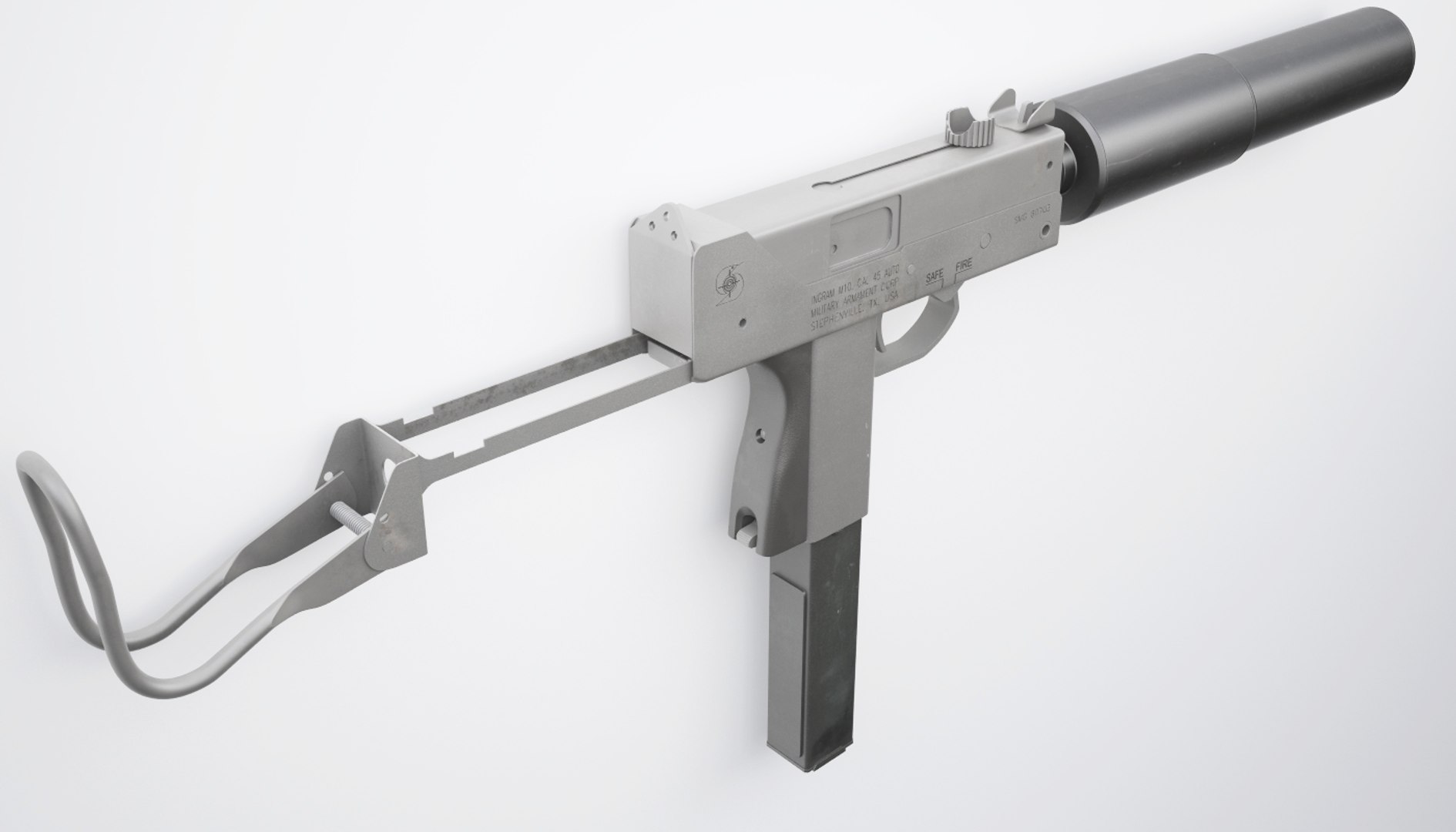 3d Ingram Submachine Gun