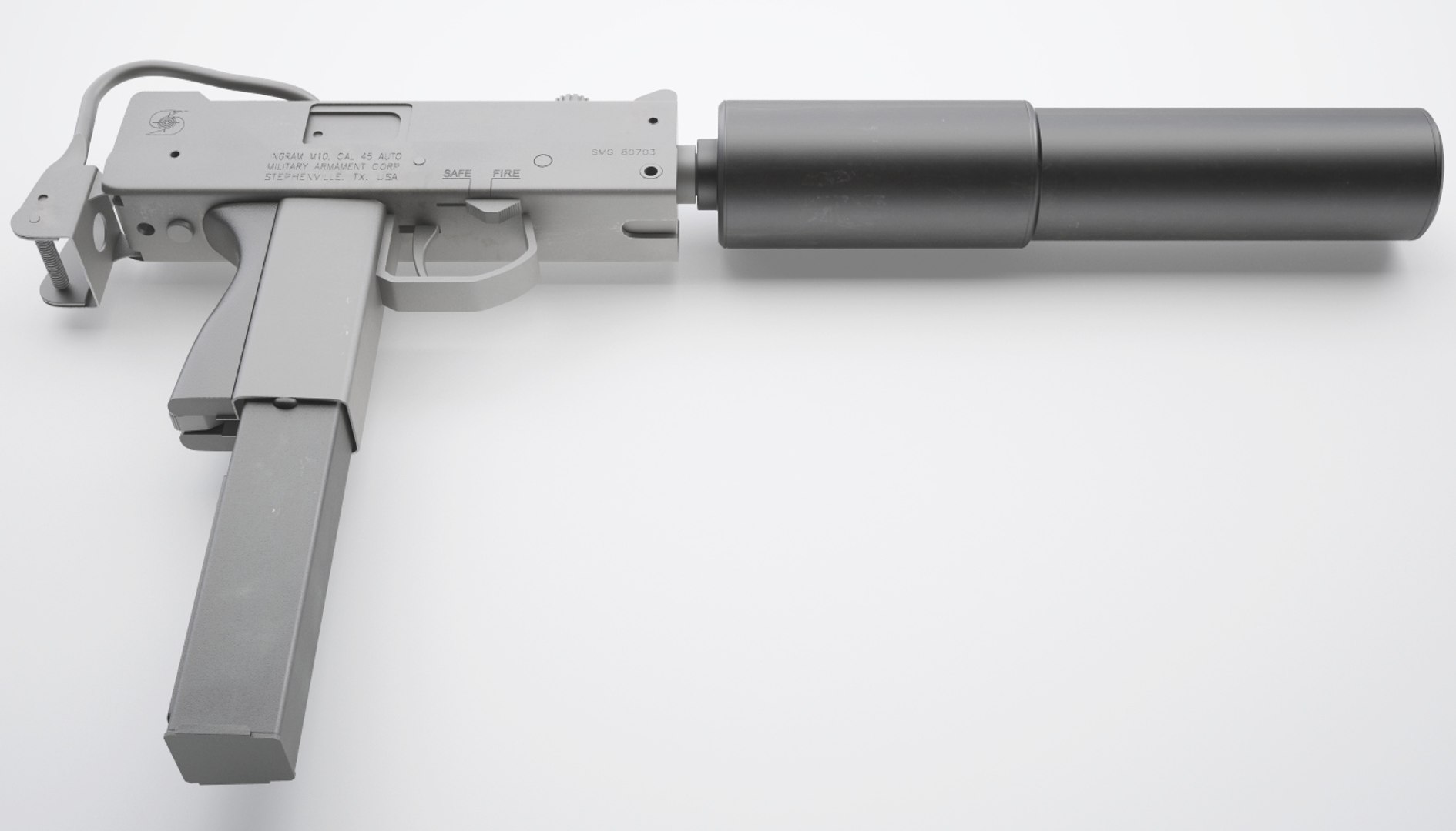 3d Ingram Submachine Gun