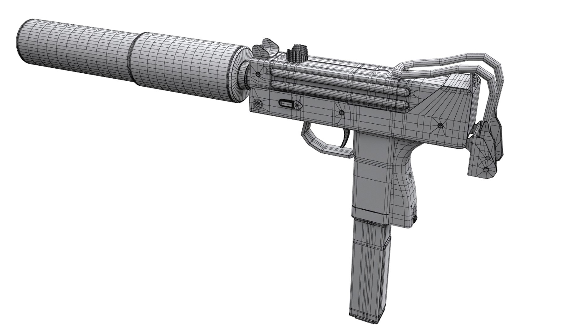 3d Ingram Submachine Gun