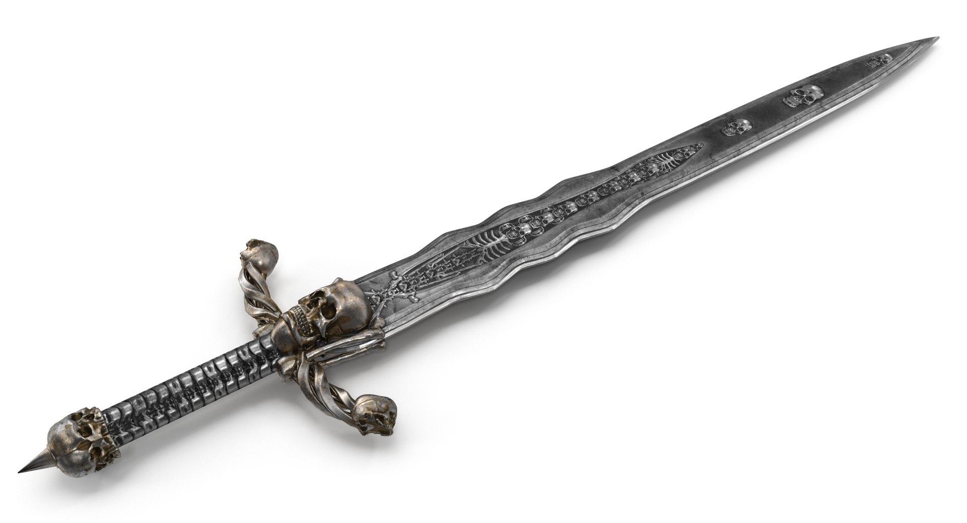 Sword Skull 3D Model - TurboSquid 1348464