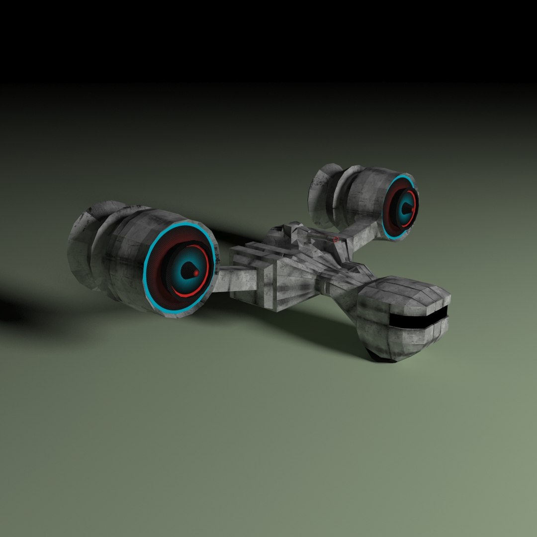 3ds Max Spaceship Ion Cannon