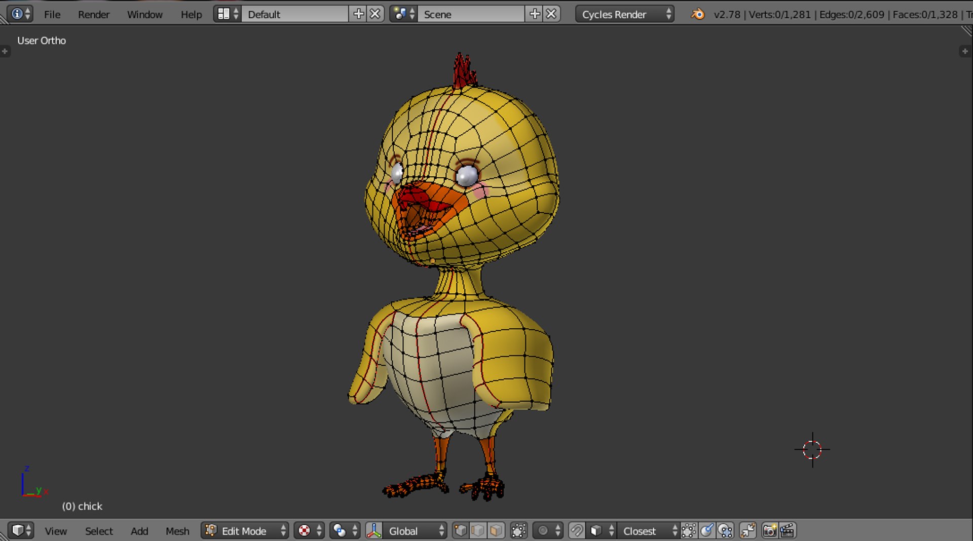 Chick 3d Model