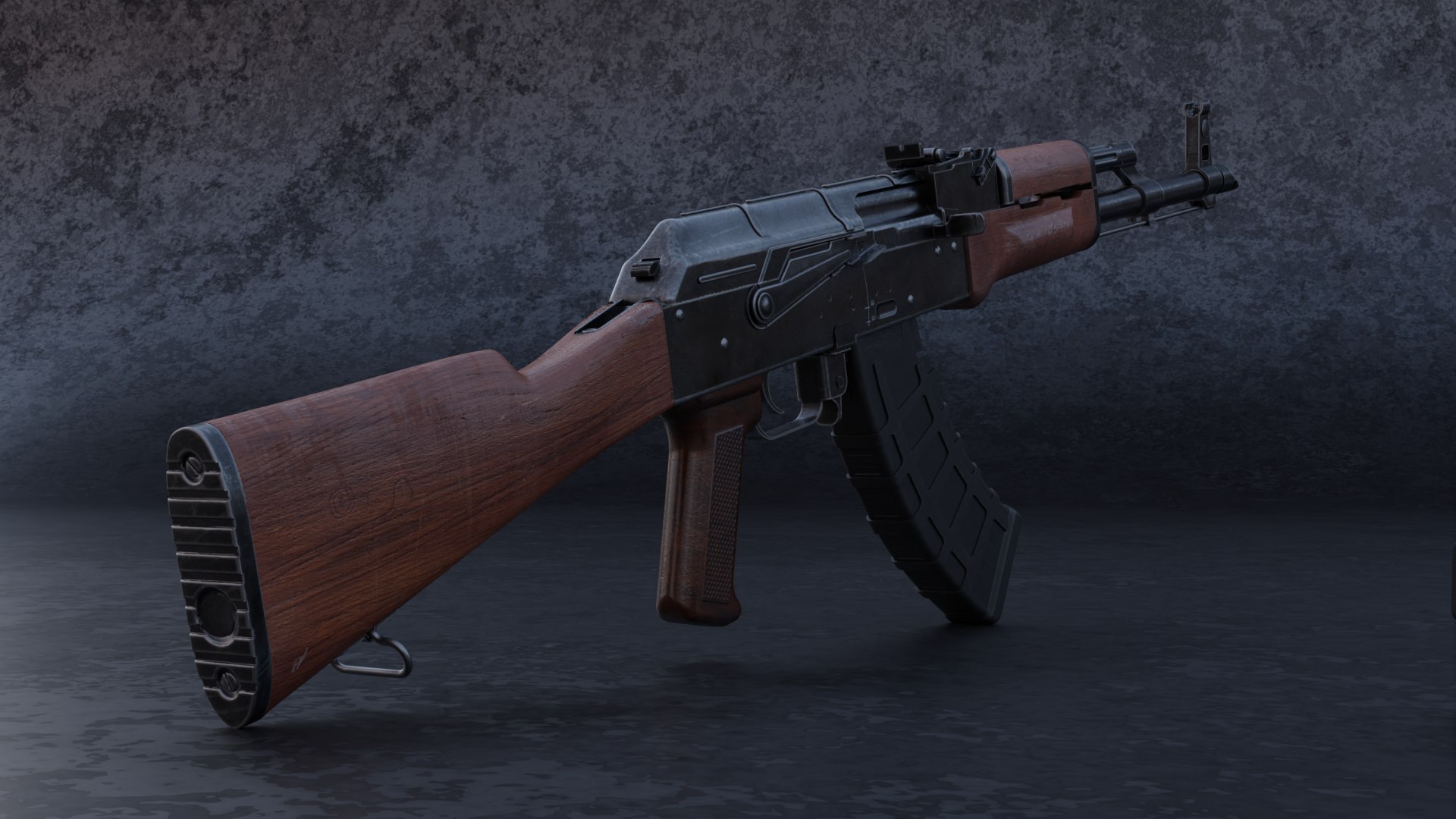 3D AKM RUSSIAN 1969 - HIGHLY DETAILED TEXTURED GAME ASSET HPLP - 2K4K - TurboSquid 2118188