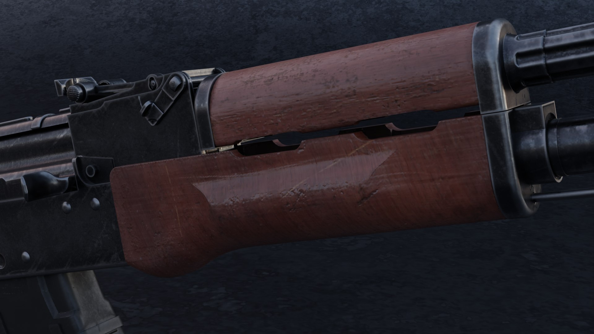 3D AKM RUSSIAN 1969 - HIGHLY DETAILED TEXTURED GAME ASSET HPLP - 2K4K - TurboSquid 2118188
