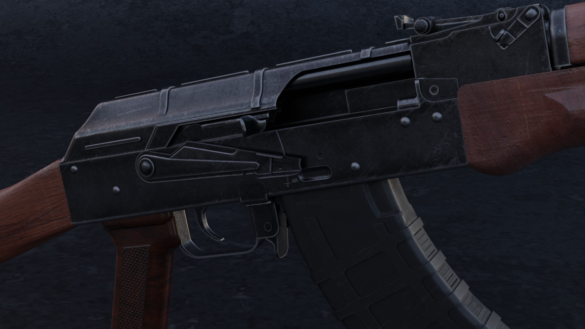 3D AKM RUSSIAN 1969 - HIGHLY DETAILED TEXTURED GAME ASSET HPLP - 2K4K - TurboSquid 2118188