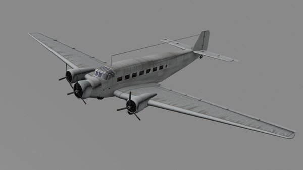 Junkers ju-52 3D model - TurboSquid 1448318