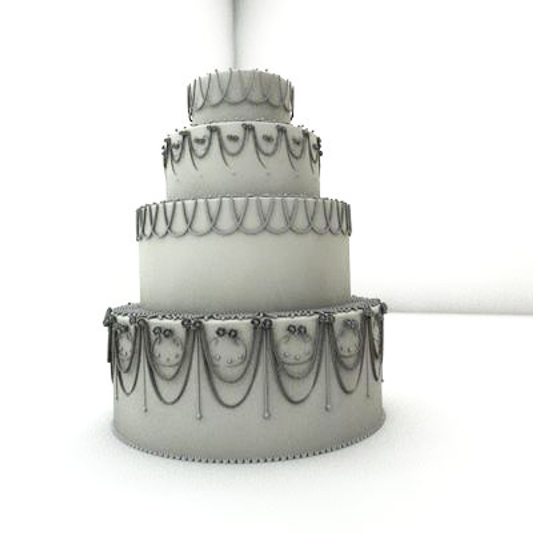 3d Weeding Cake