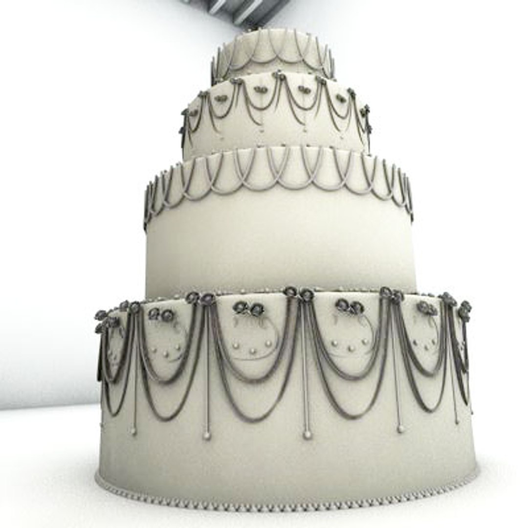 3d Weeding Cake
