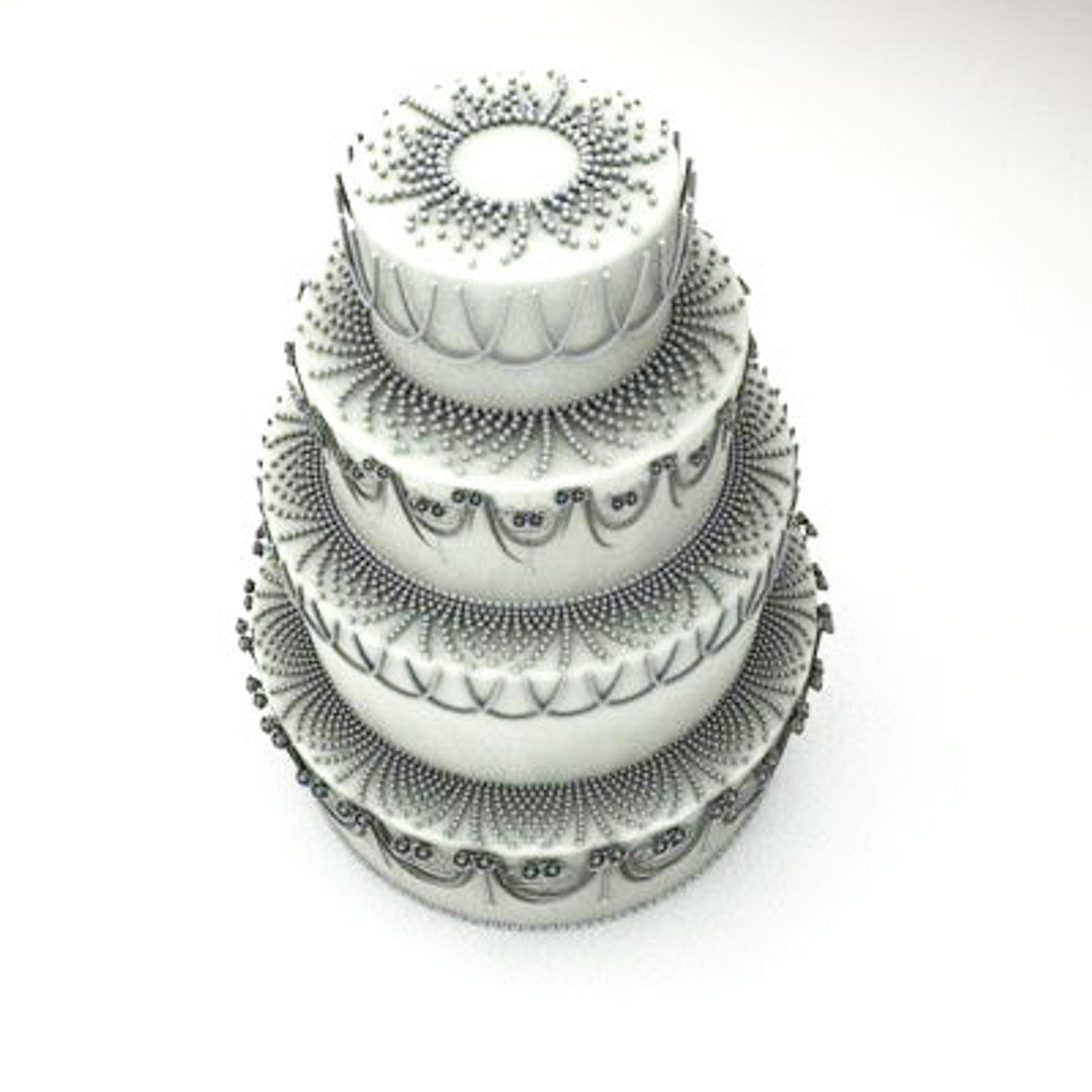 3d Weeding Cake