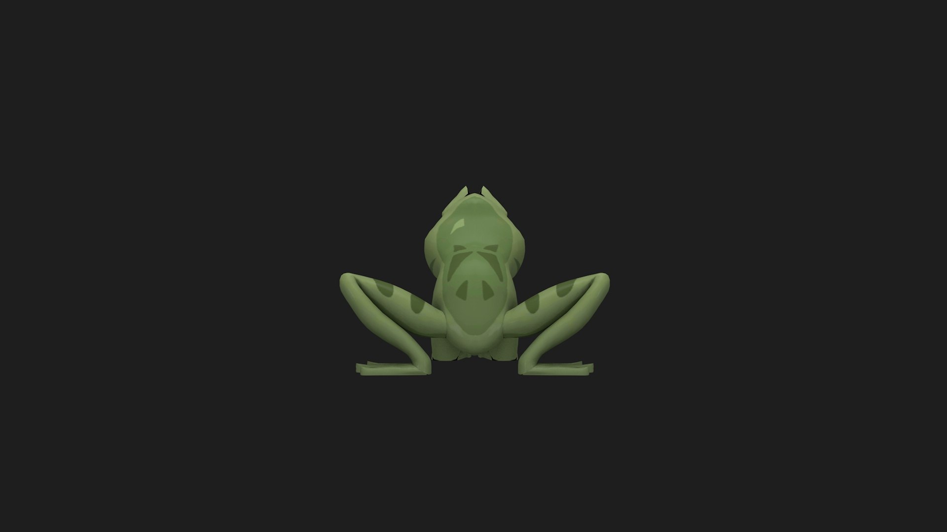 3D Frog Cartoon - TurboSquid 2388144