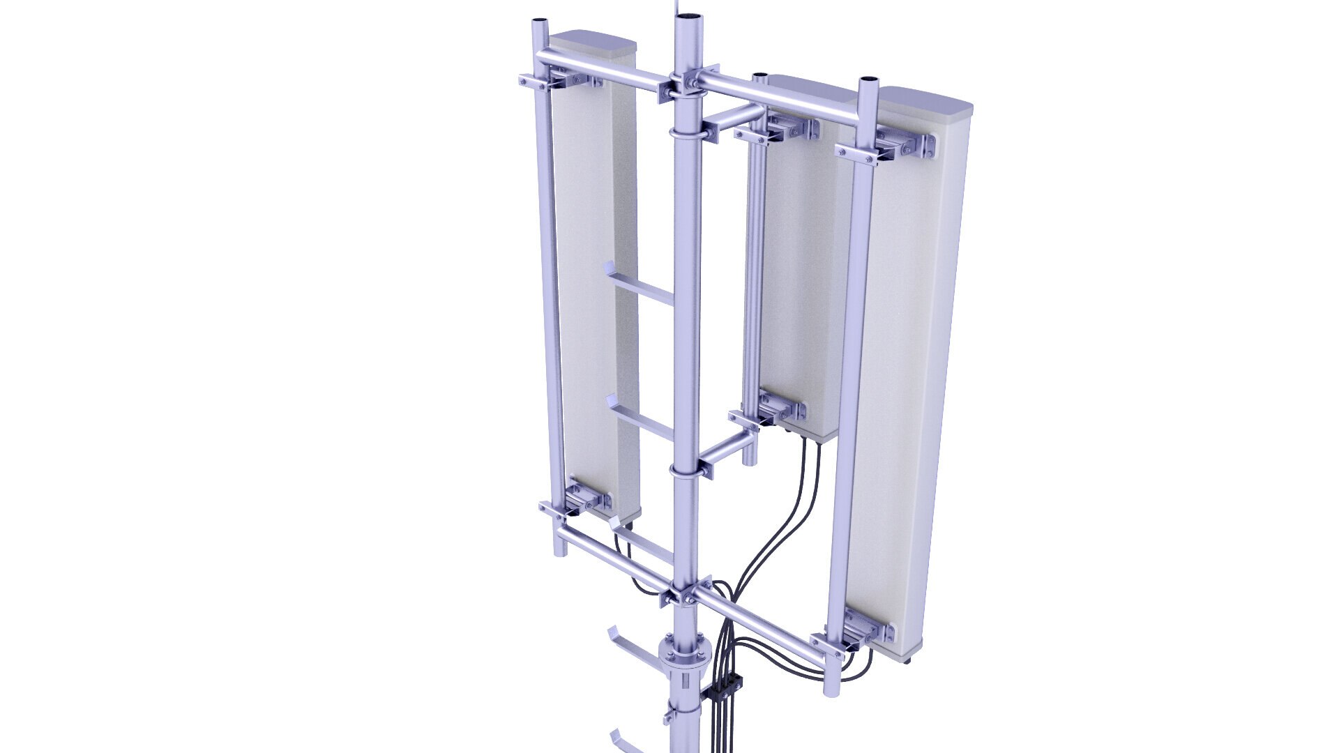 3D Wall Telecom Antenna Mast 62 - TurboSquid 2398190