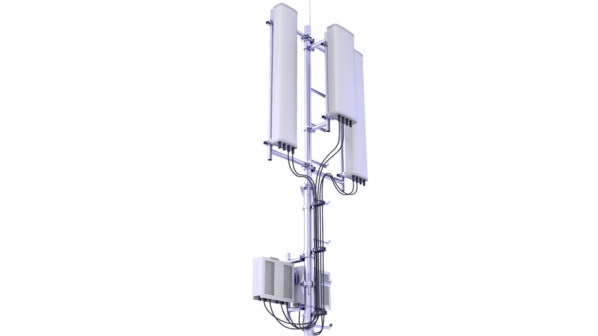 3D Wall Telecom Antenna Mast 62 - TurboSquid 2398190