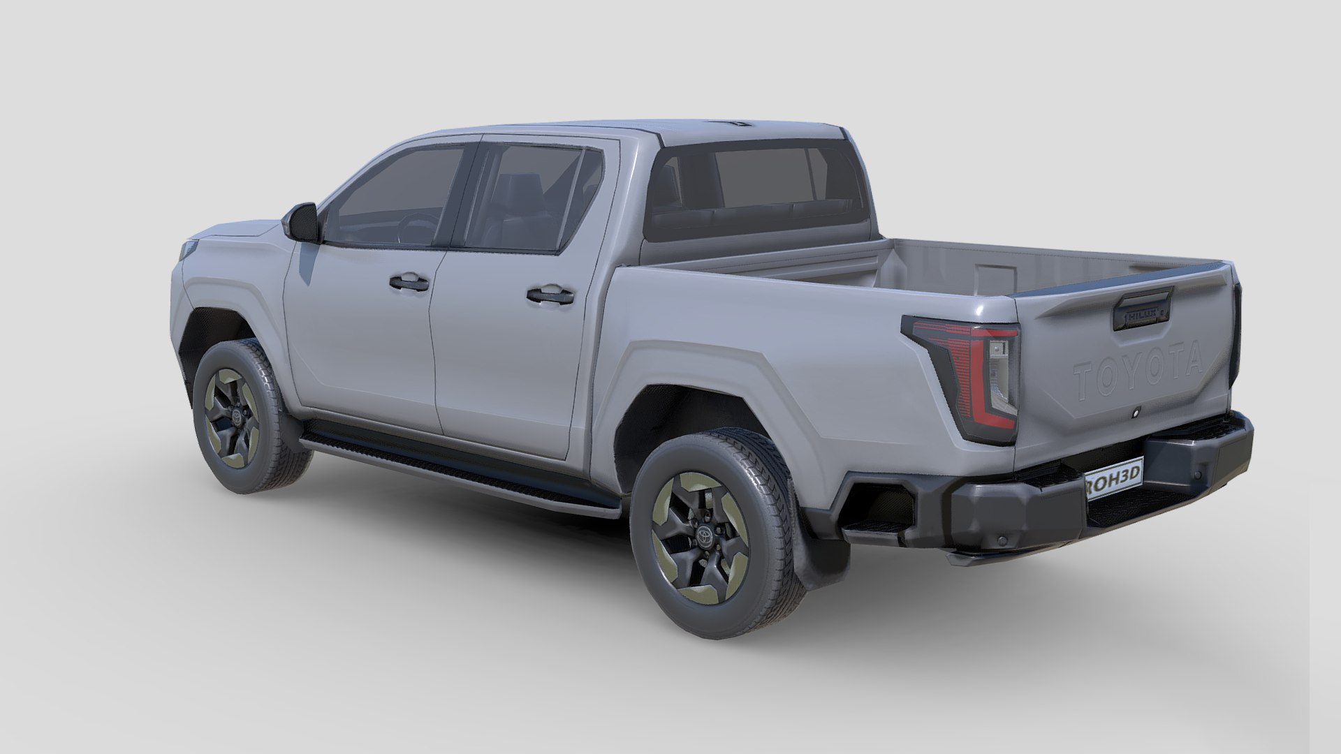 3D Low Poly Car - Toyota Hilux BEV 2026 Model - TurboSquid 2519485