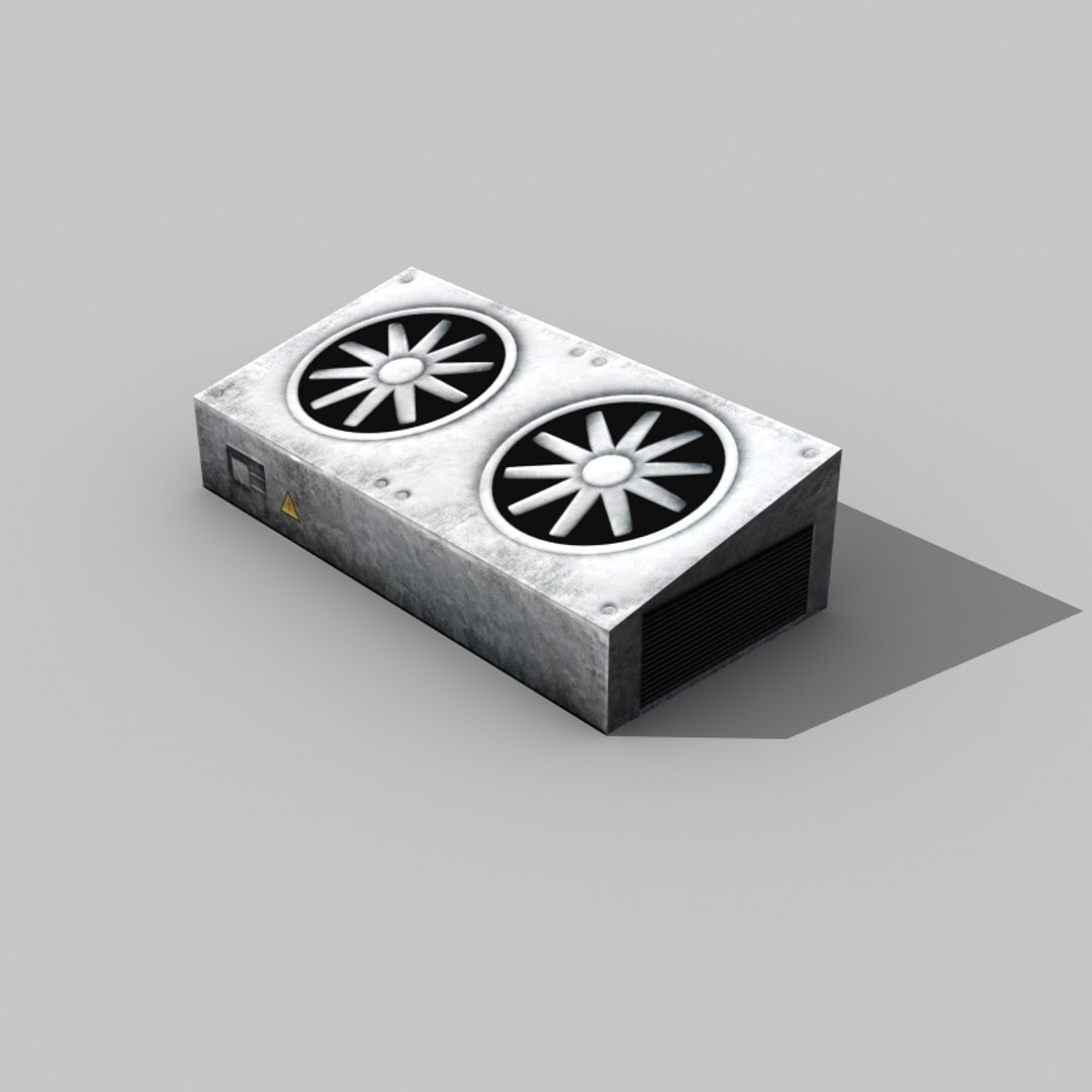 3d Model Ventilation Unit Rooftops