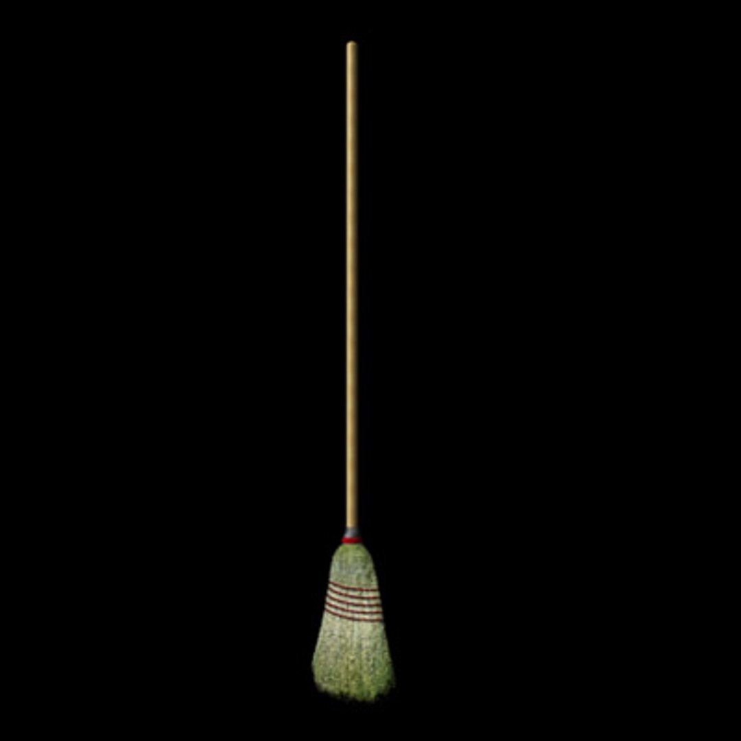 3d Model Broom