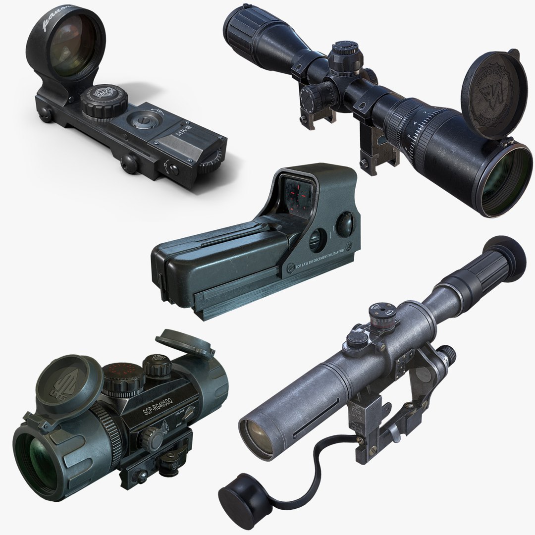 3D Optical Scope Collections - TurboSquid 1843859