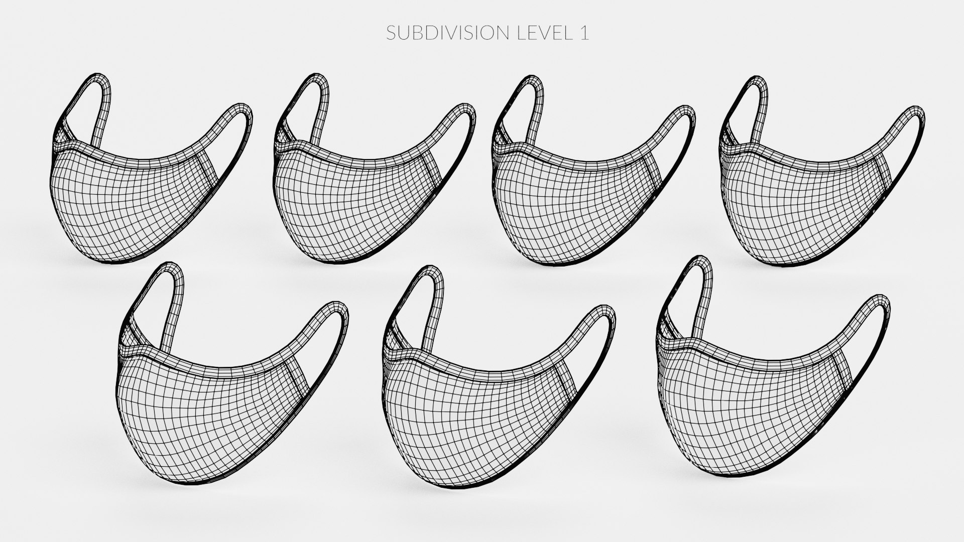 Face masks 3D model - TurboSquid 1620389