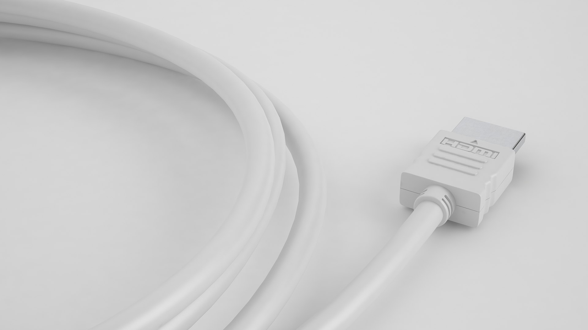 3D Hdmi Cable - TurboSquid 1485166