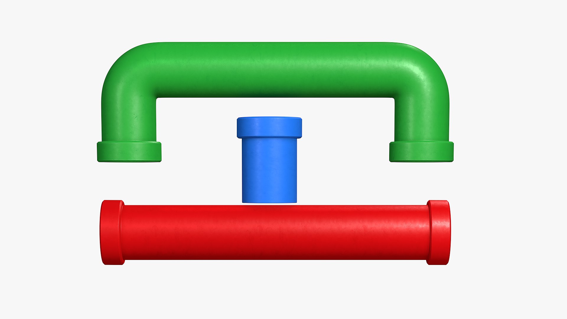 Super Mario Cinematic Pipes Warp 3D Model - TurboSquid 2063488