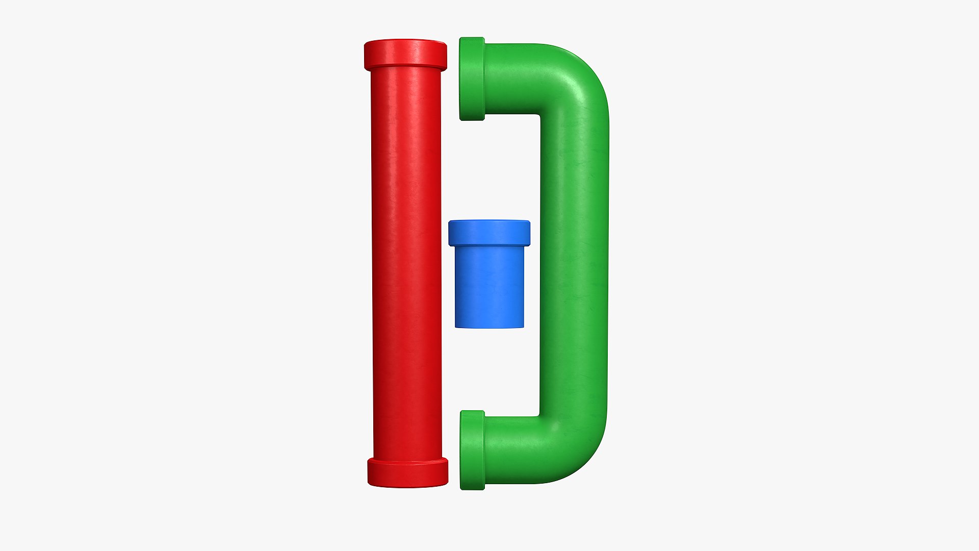 Super Mario Cinematic Pipes Warp 3D Model - TurboSquid 2063488