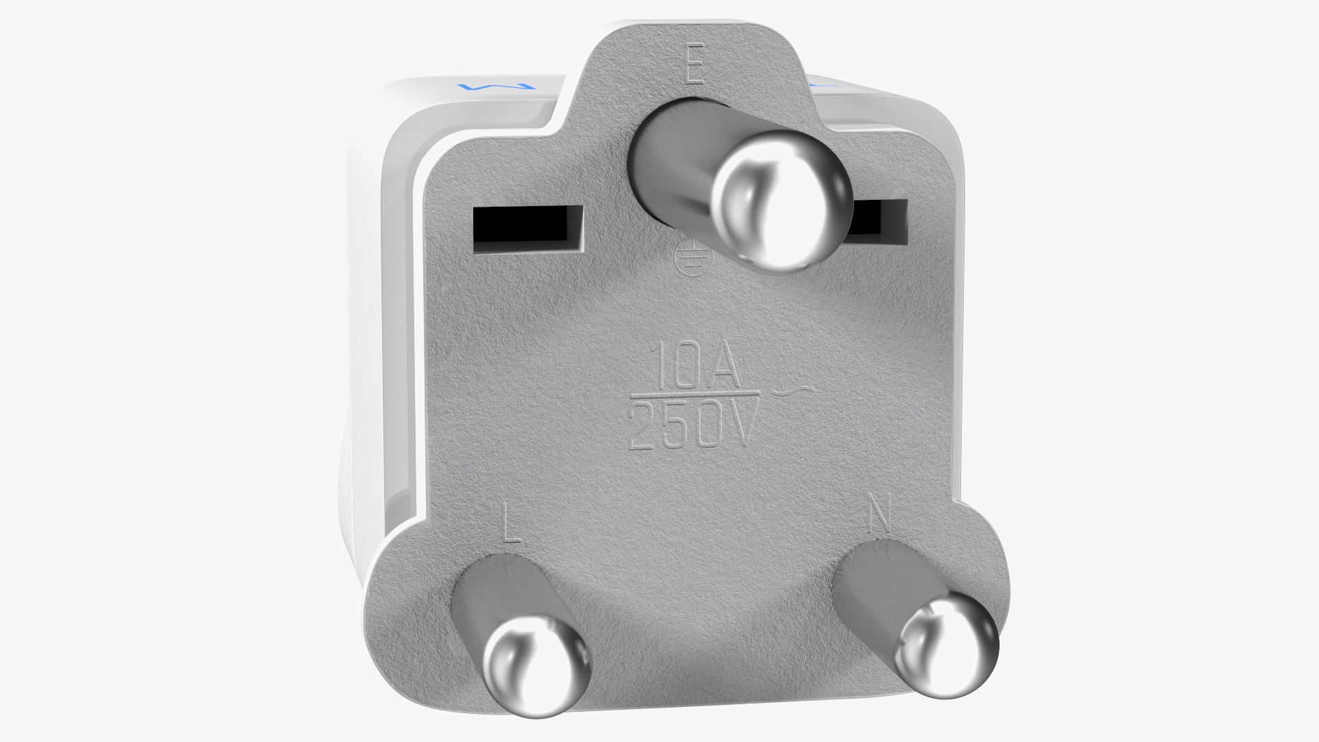3D Type M Electrical Plug Adapter White - TurboSquid 1841235