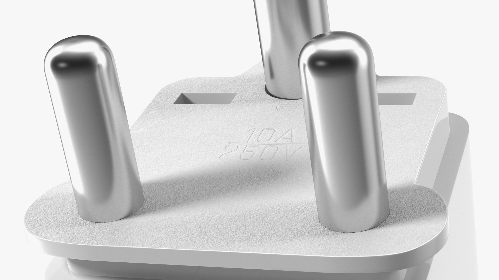 3D Type M Electrical Plug Adapter White - TurboSquid 1841235