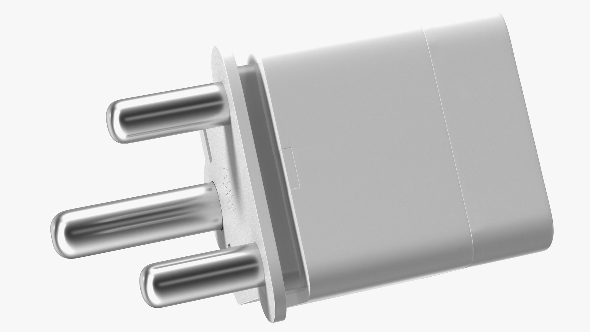 3D Type M Electrical Plug Adapter White - TurboSquid 1841235