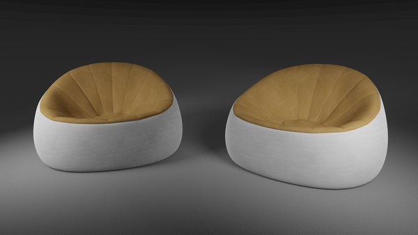modelo 3d Sofá Puff - TurboSquid 1488601
