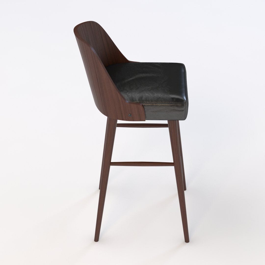 3D stool bar realistic - TurboSquid 1178886