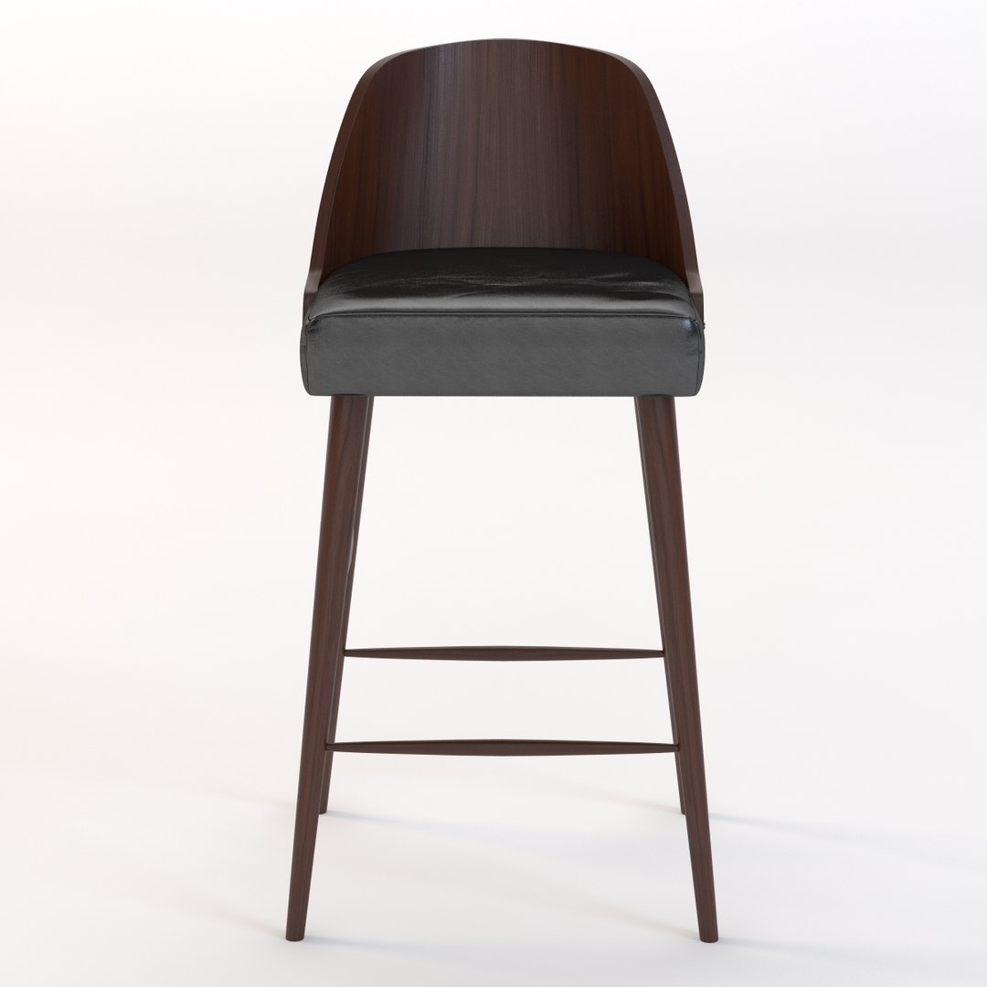 3D stool bar realistic - TurboSquid 1178886