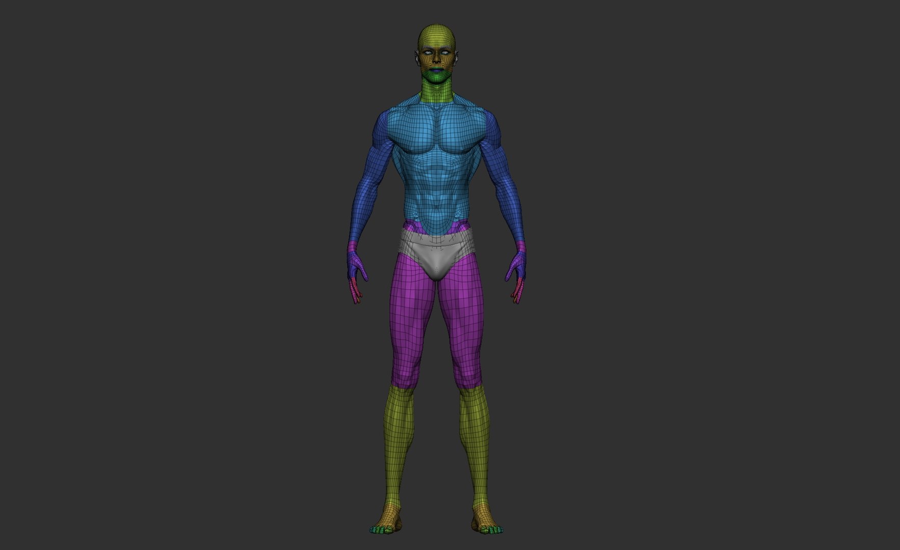 3D Bodybuilder Man Realistic Model - TurboSquid 2323703