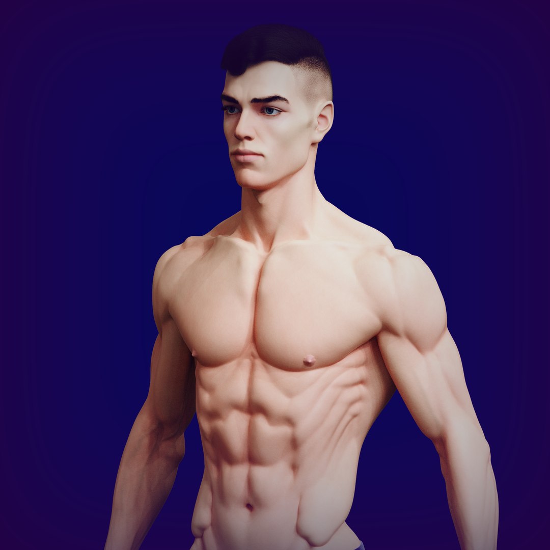 3D Bodybuilder Man Realistic Model - TurboSquid 2323703