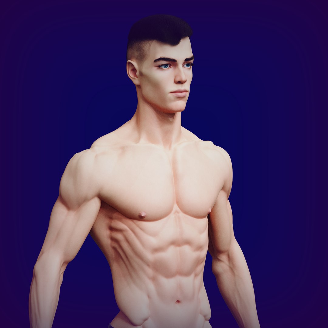 3D Bodybuilder Man Model - TurboSquid 2323703