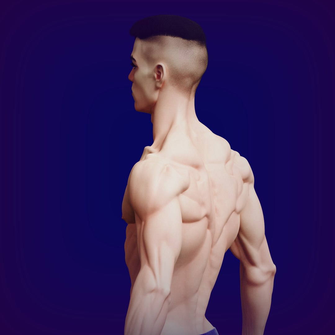 3D Bodybuilder Man Model - TurboSquid 2323703