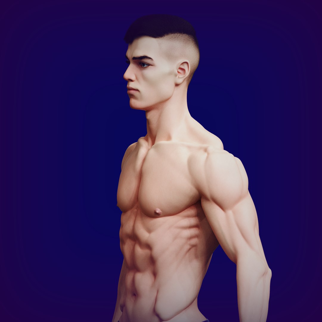3D Bodybuilder Man Model - TurboSquid 2323703