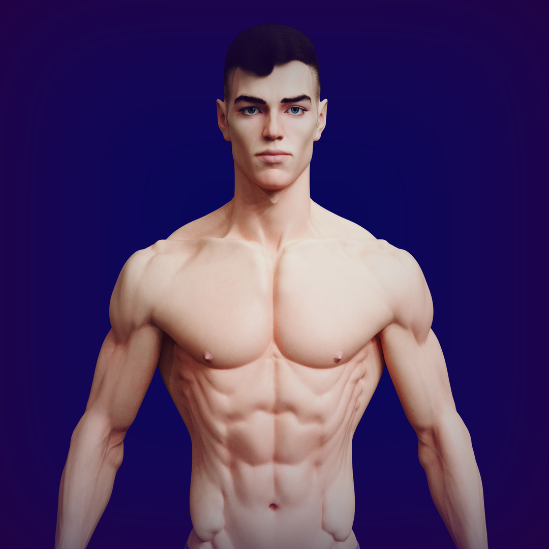 3D Bodybuilder Man Model - TurboSquid 2323703