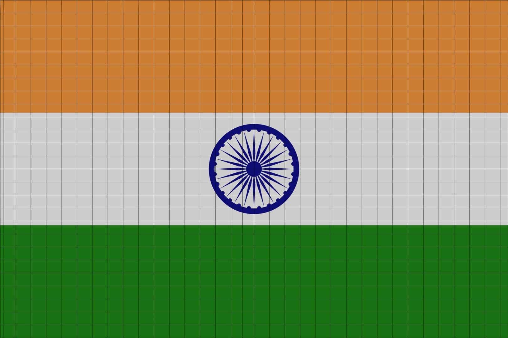 3D Table Flag India Model - TurboSquid 1874150