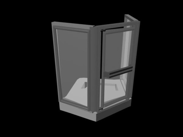 shower 3d model