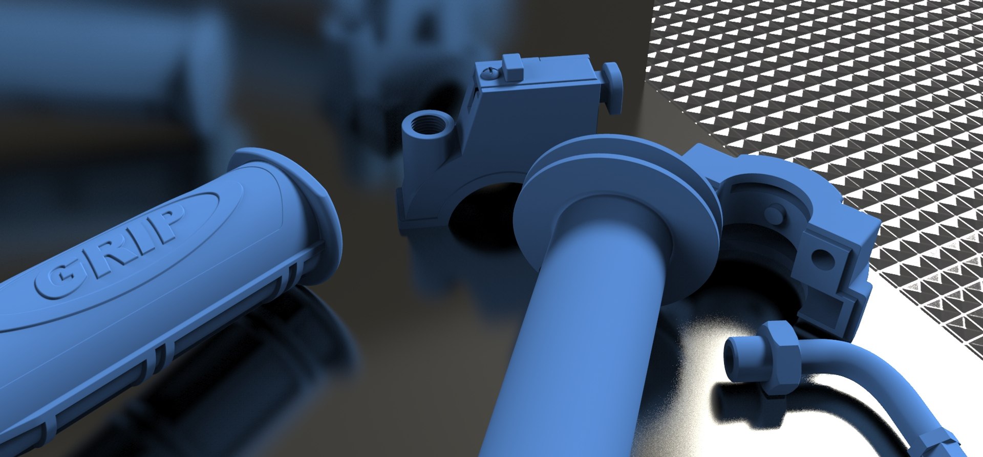 3d 3ds Hand Throttle