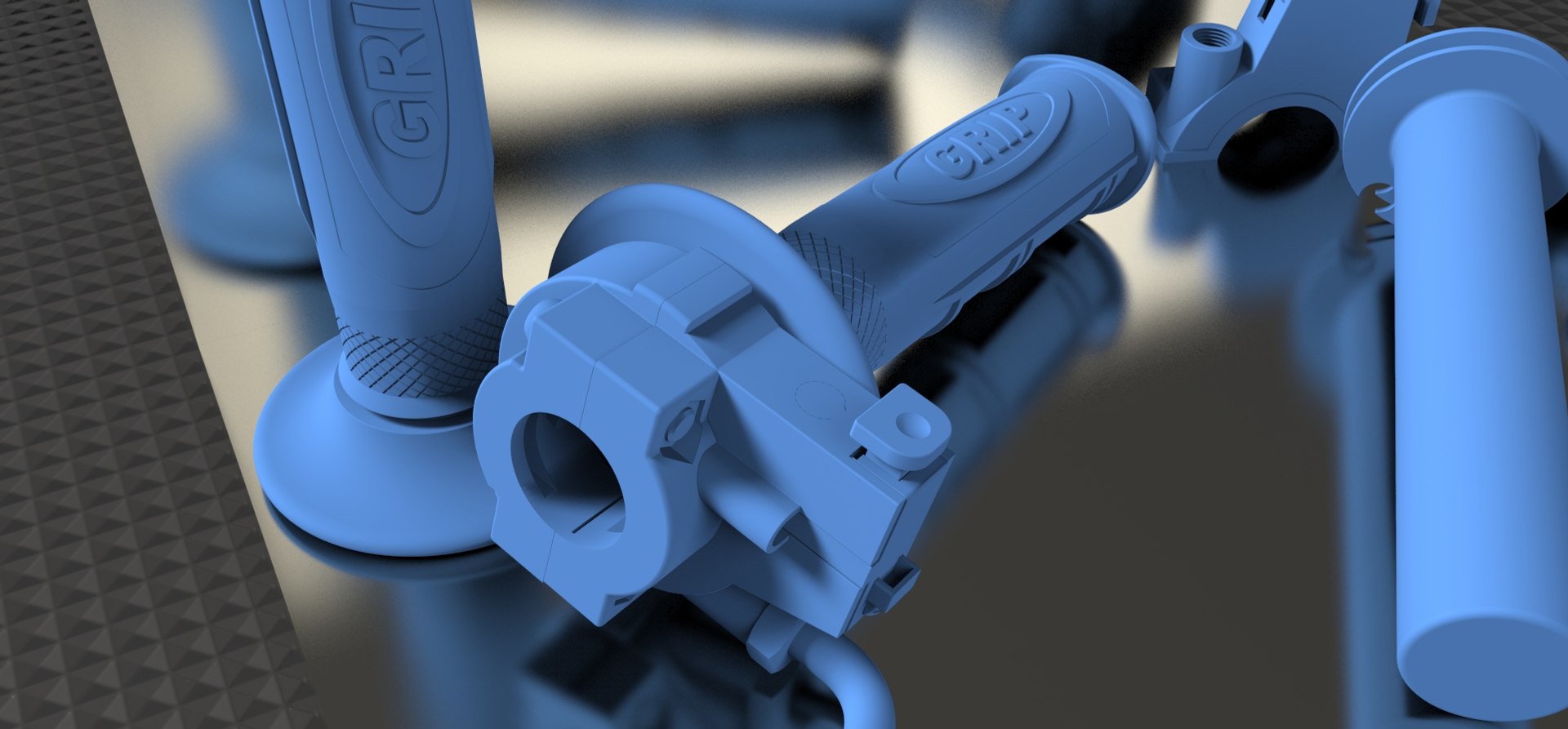 3d 3ds Hand Throttle