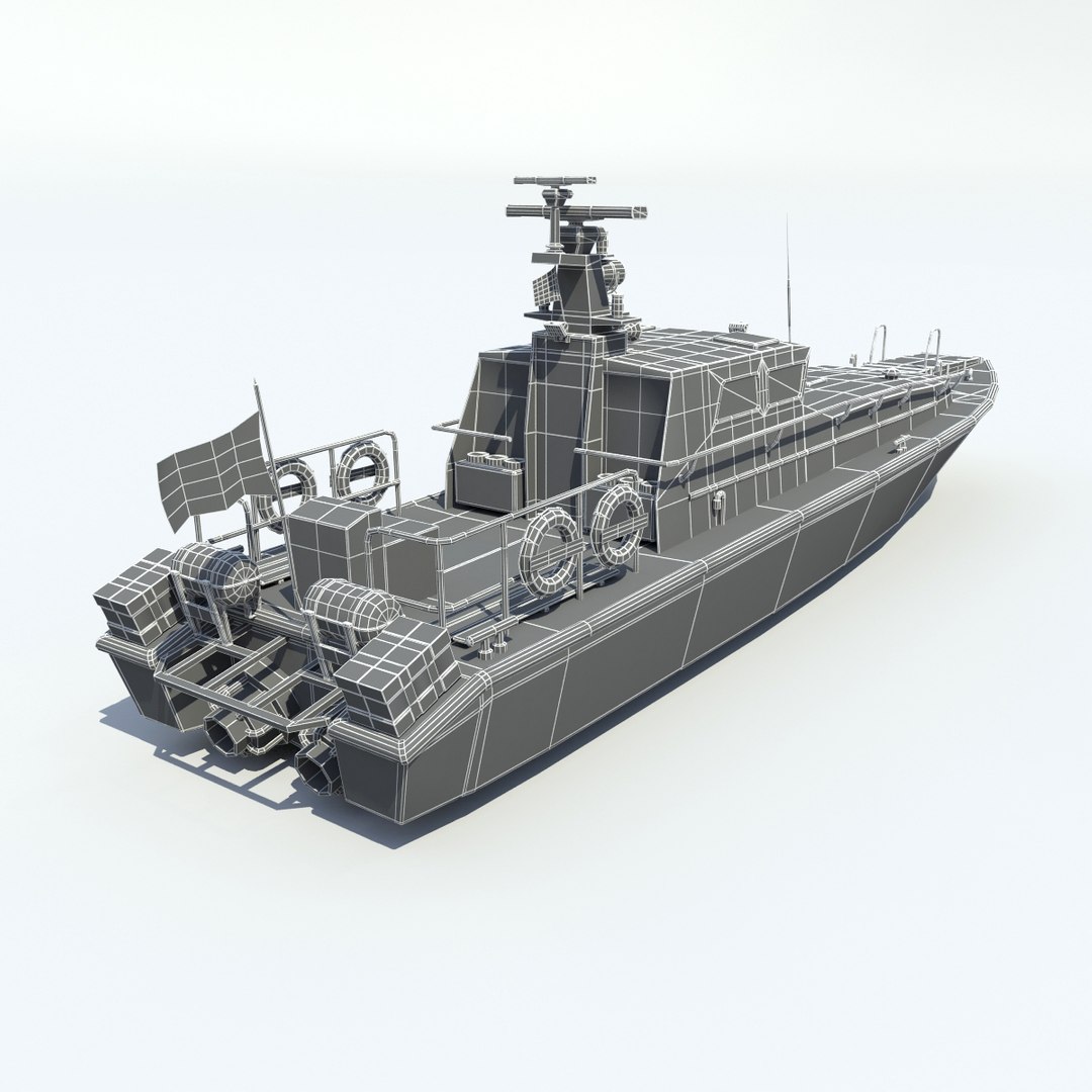 Patrol Boat Interceptor 16 3d Max