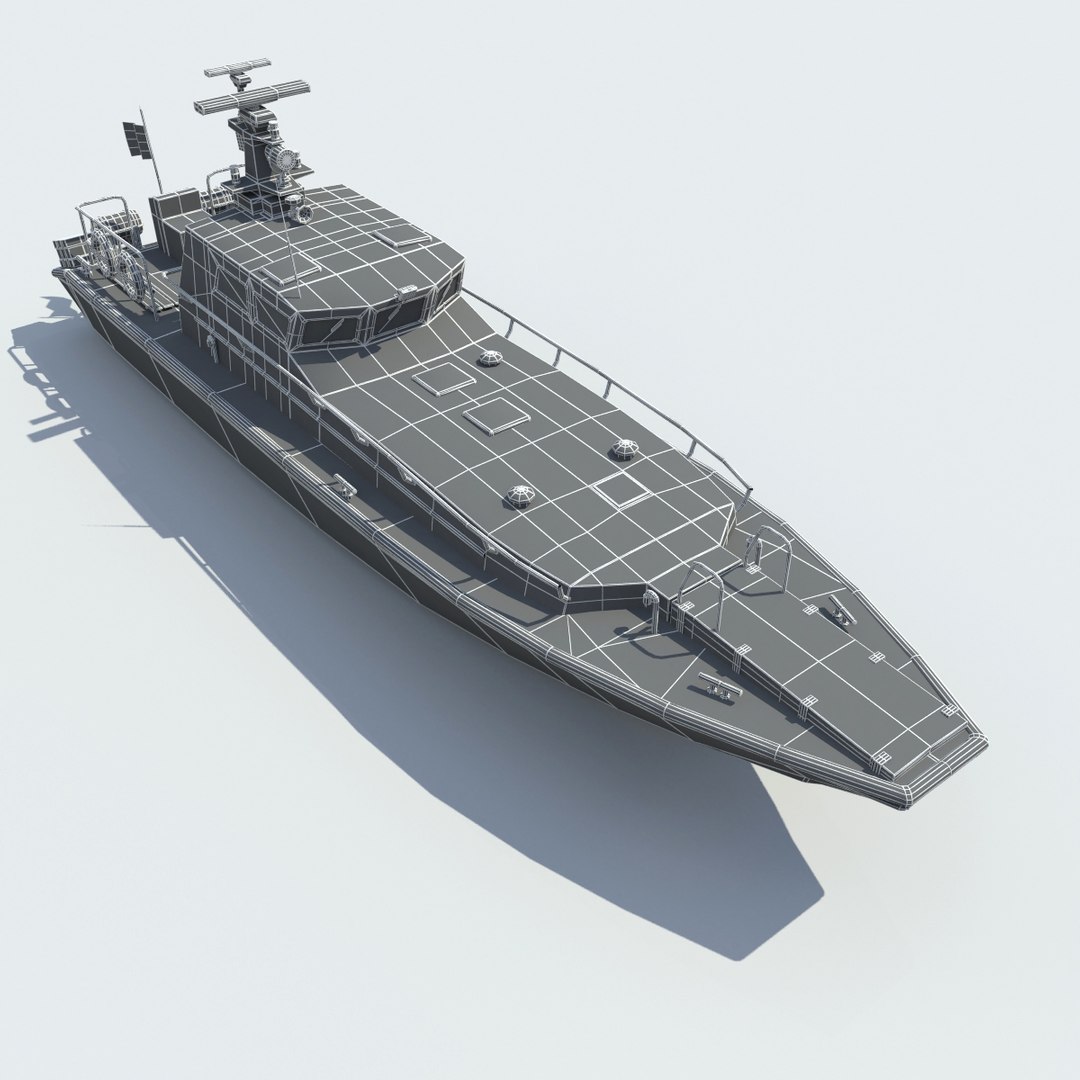 Patrol Boat Interceptor 16 3d Max