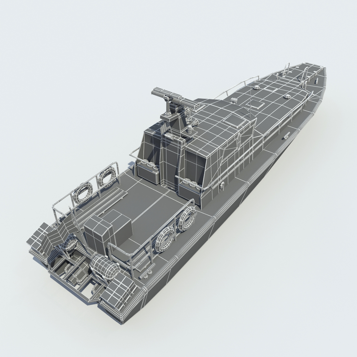 modelo 3d Interceptor 16 m - TurboSquid 727800