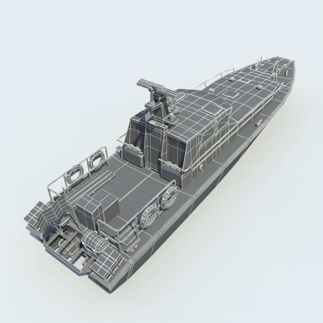 Patrol Boat Interceptor 16 3d Max