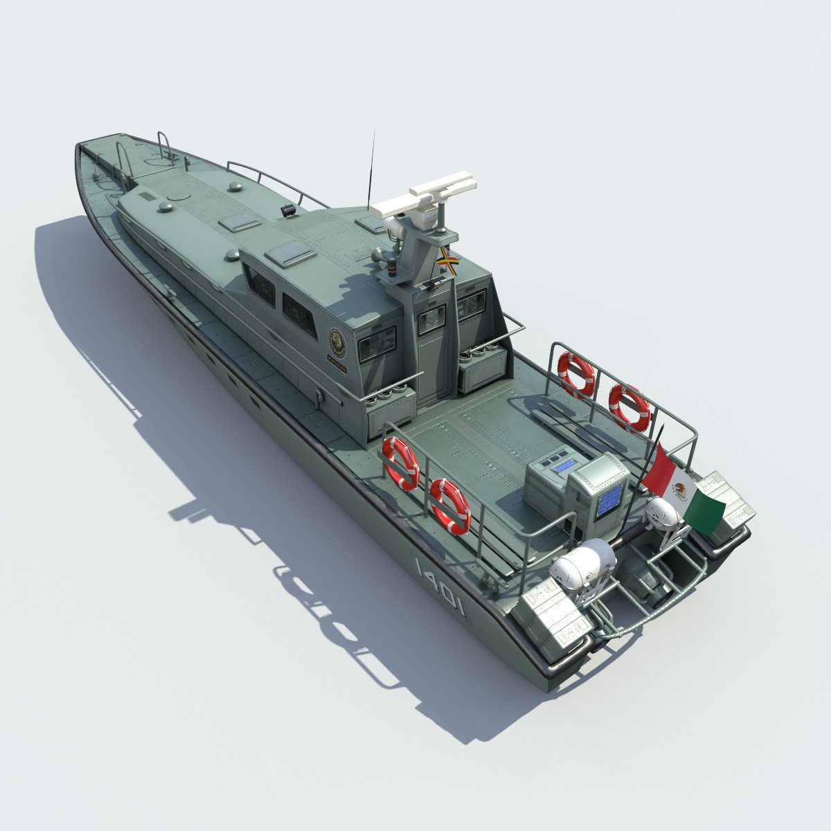 modelo 3d Interceptor 16 m - TurboSquid 727800