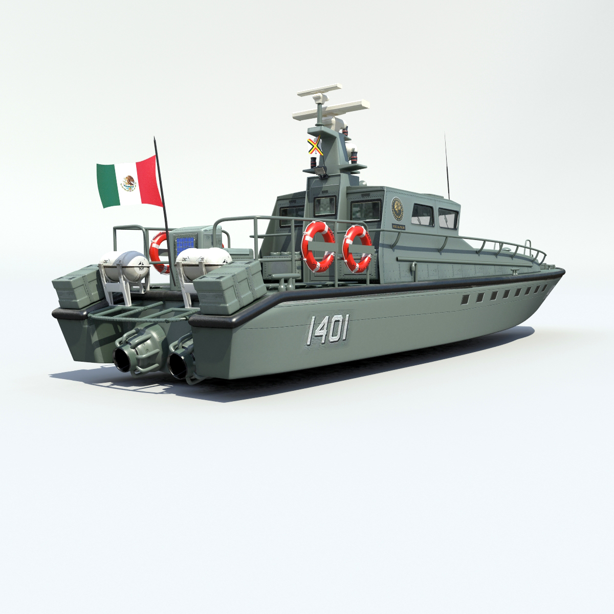 modelo 3d Interceptor 16 m - TurboSquid 727800