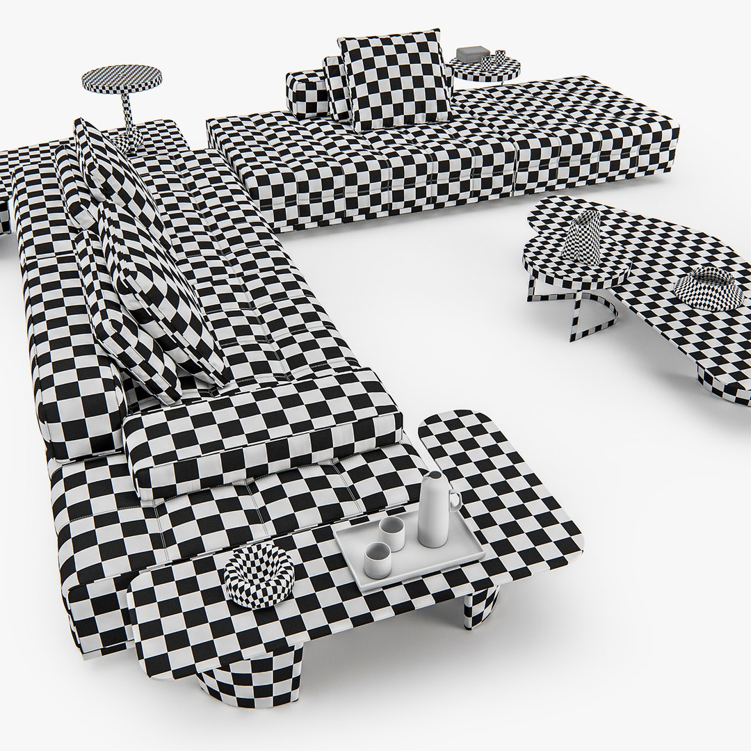 3D Minotti Lawrence Clan Seating - TurboSquid 1153662