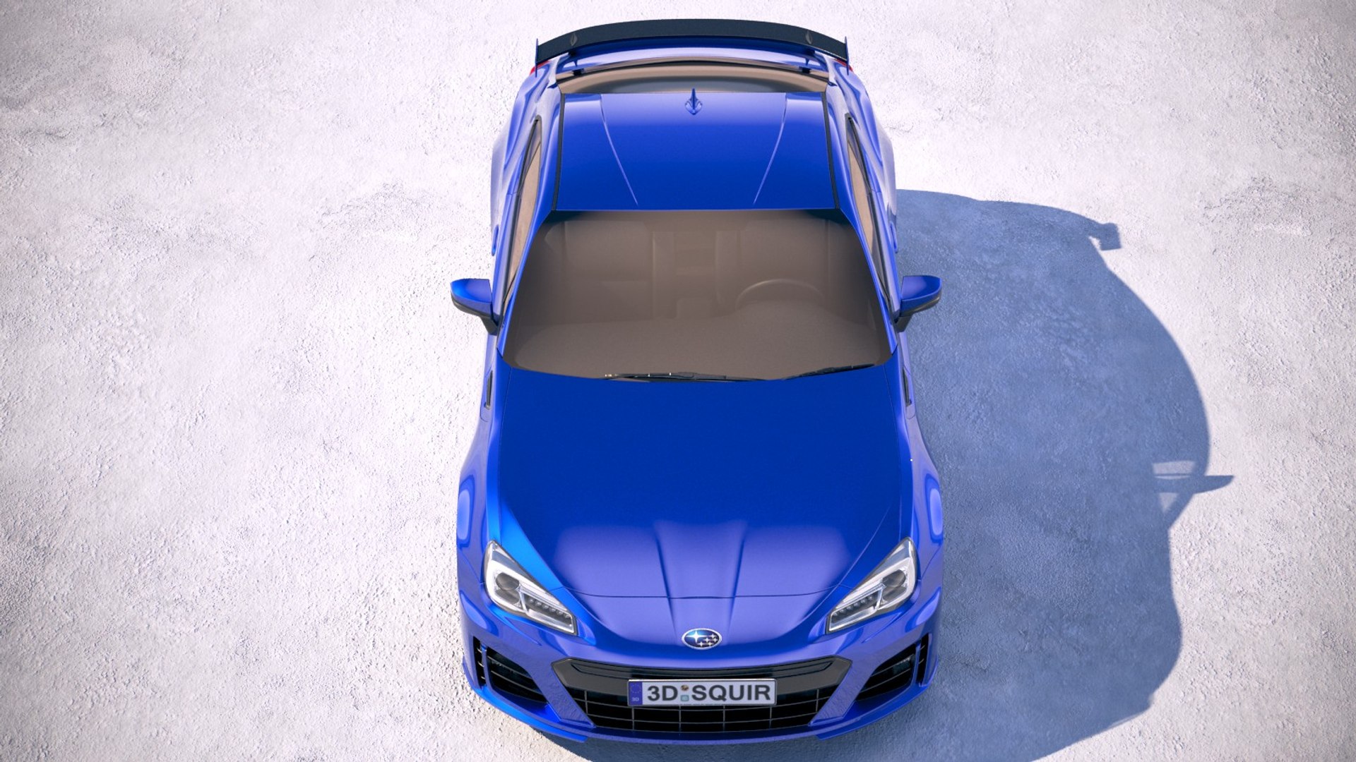 Subaru Brz 2018 3D Model - TurboSquid 1206595