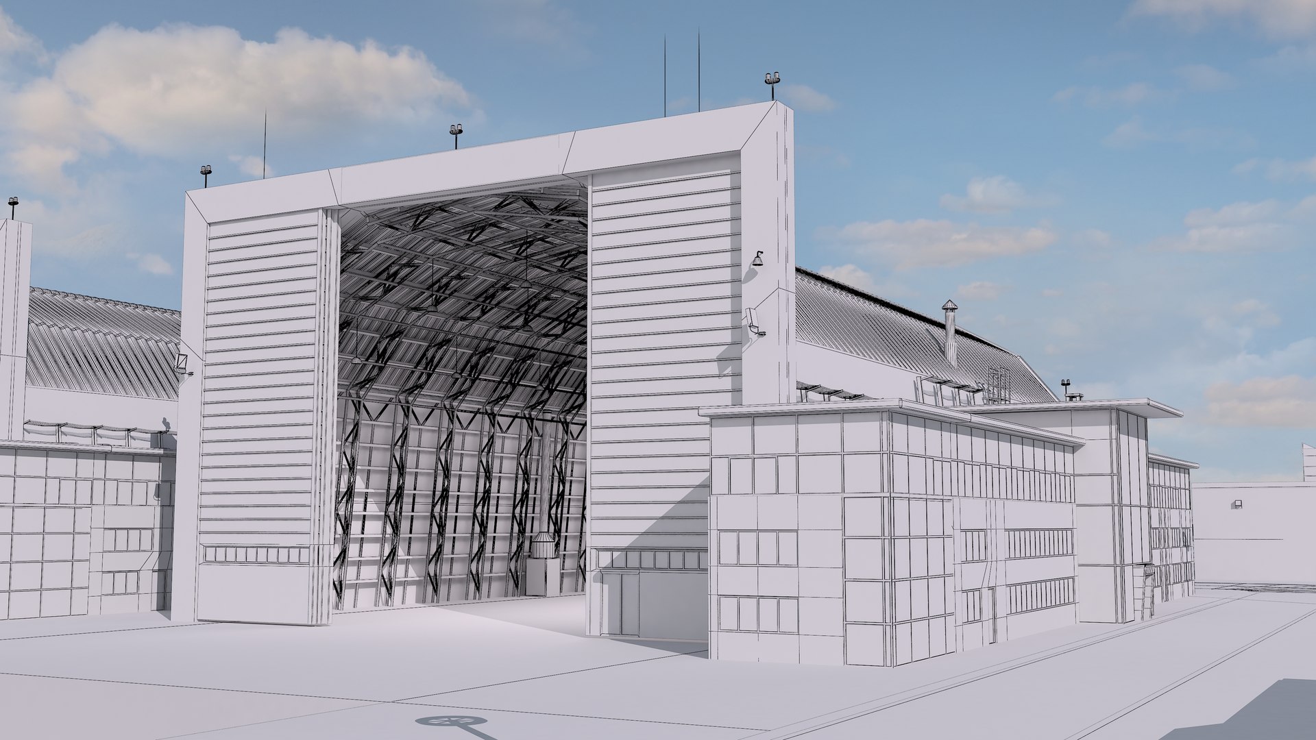 Shipyard 3D Model - TurboSquid 2029966